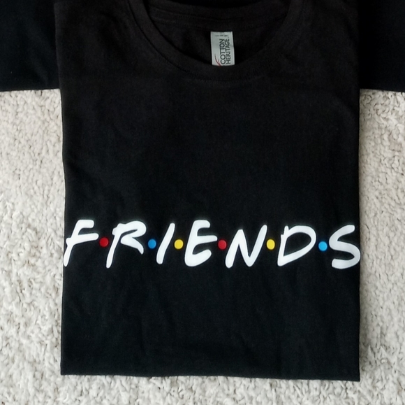Tops | Friends Logo Design Cotton Tshirt | Poshmark